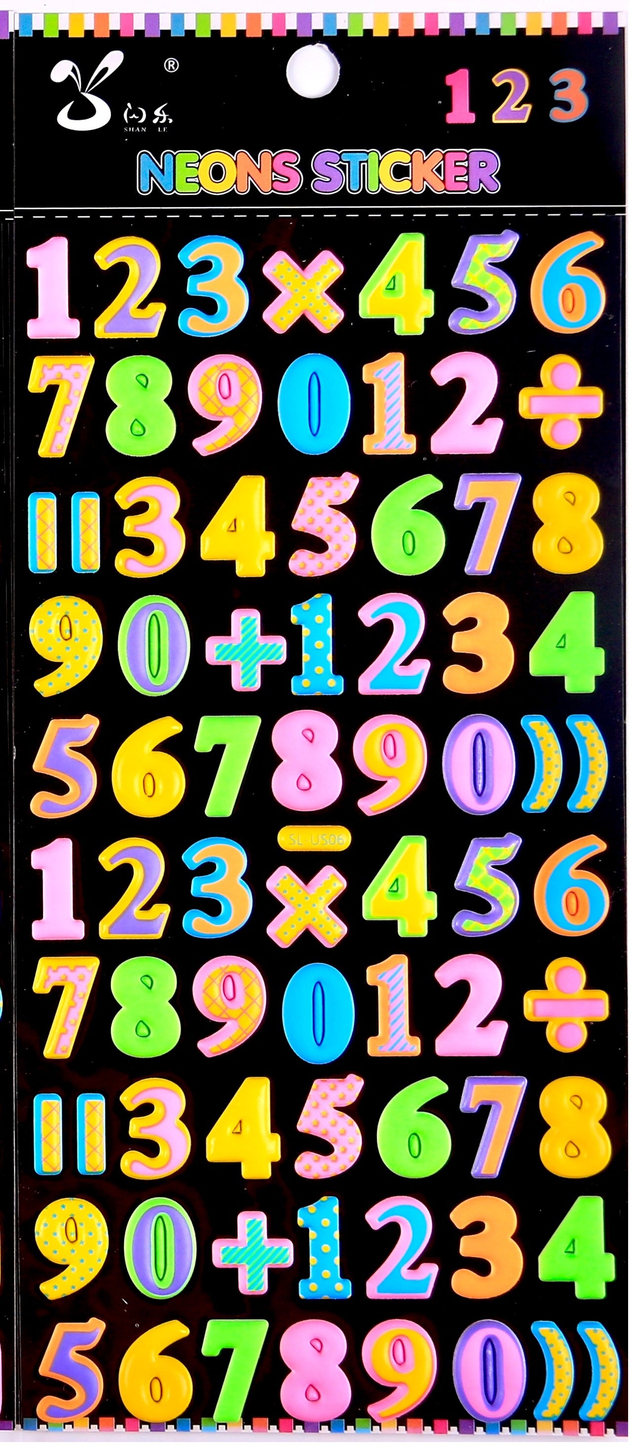 X 10133 NEON ALPHABET NUMBER PUFFY STICKERS DISCONTINUED BCmini x-10133-neon-alphabet-number-puffy-stickers-discontinued-bcmini